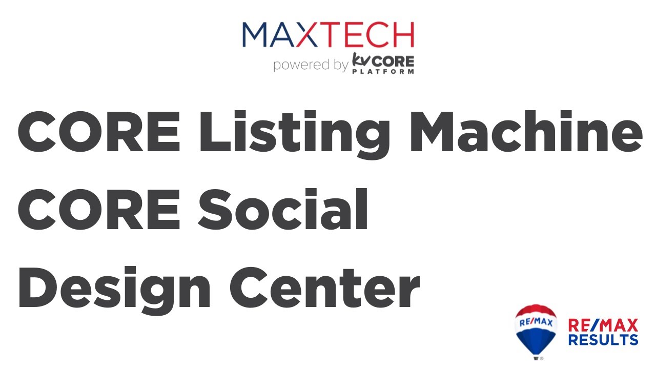 CORE Listing Machine, CORE Social & Design Center - YouTube