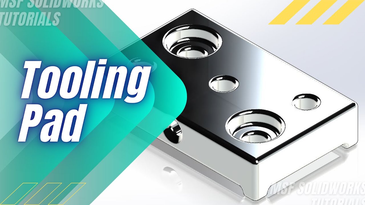 SolidWorks 2021 Tutorial for Beginners #54 | Tooling Pad in SolidWorks ...