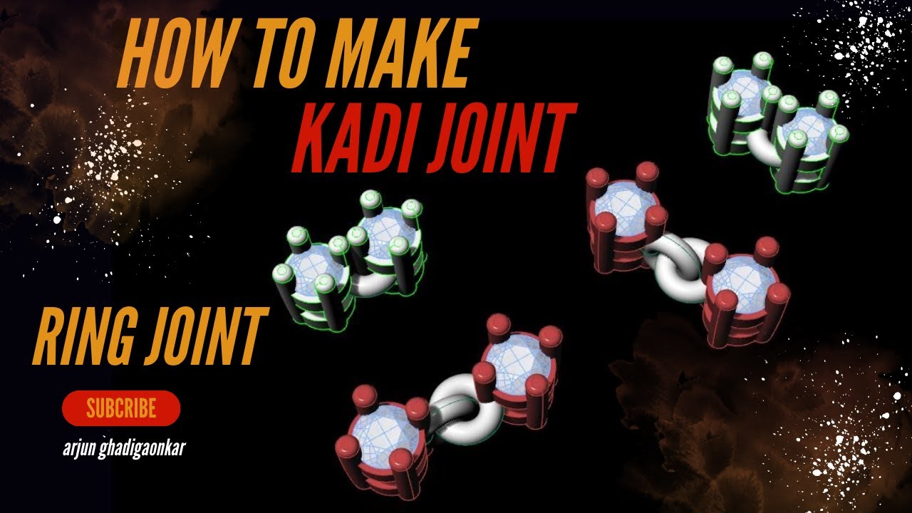 How to make kadi joint in matrix | jewellery | kadi joint | ring joint ...