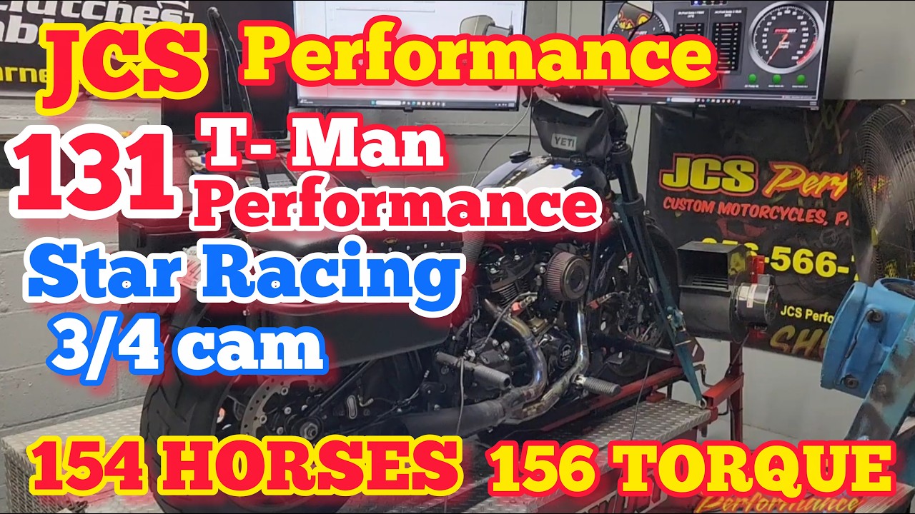Billy Dyno Tune 131 M8 T-Man Performance Star Racing 3/4 Cam Bassani ...