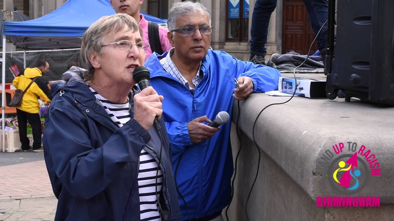 'Refugees Welcome' Birmingham Solidarity Vigil | Bridget Parsons - YouTube