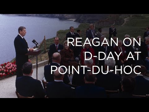 Reagan on D-Day at Point-du-Hoc