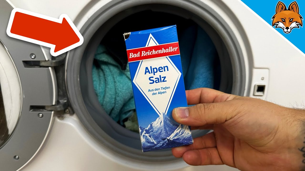Dump SALT into the Washing Machine and WATCH WHAT HAPPENS💥(Ingenious ...