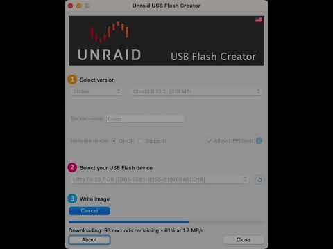 Unraid USB Flash Creator - YouTube