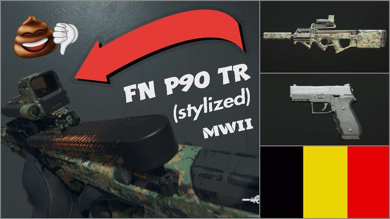 Compact FN P90 - Weapon Gameplay (Modern Warfare II) - YouTube