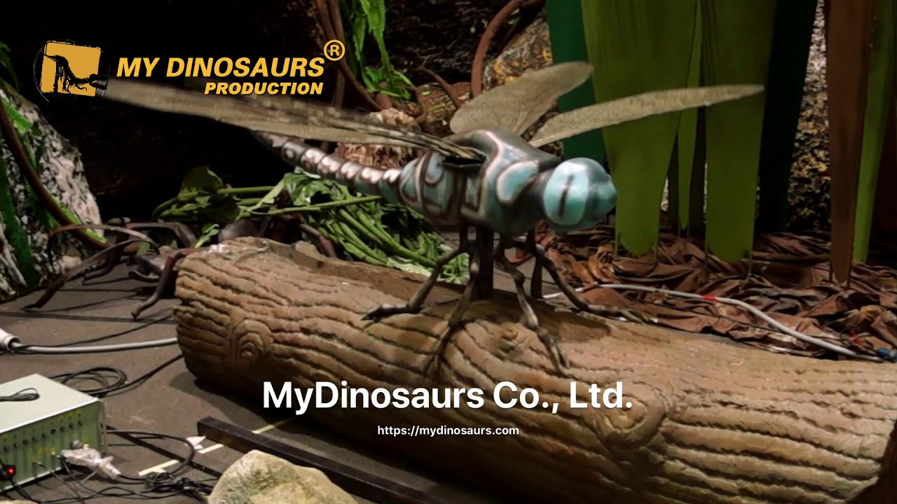 Indoor Insect Theme Park | Animatronic Scorpion and Dragonfly - YouTube