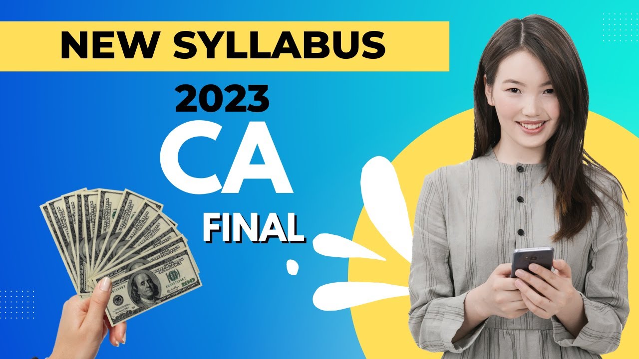 CA final new syllabus 2023 - YouTube