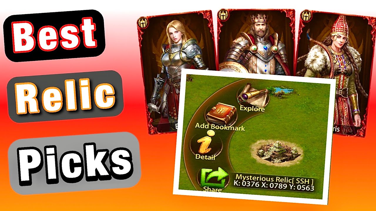 The BEST Relic Generals in Evony - YouTube