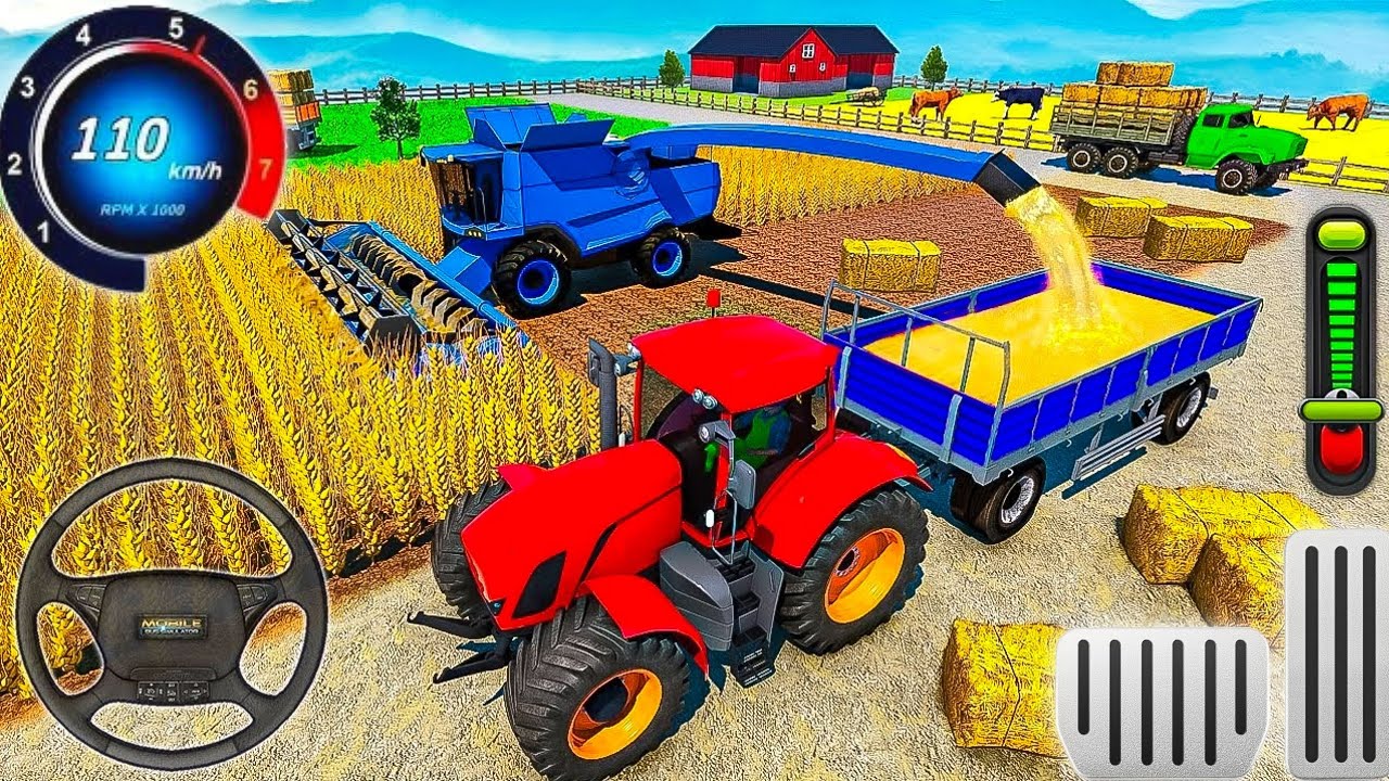 Modern Tractor Farming Driving Simulator 3D – New Tractor Games ...