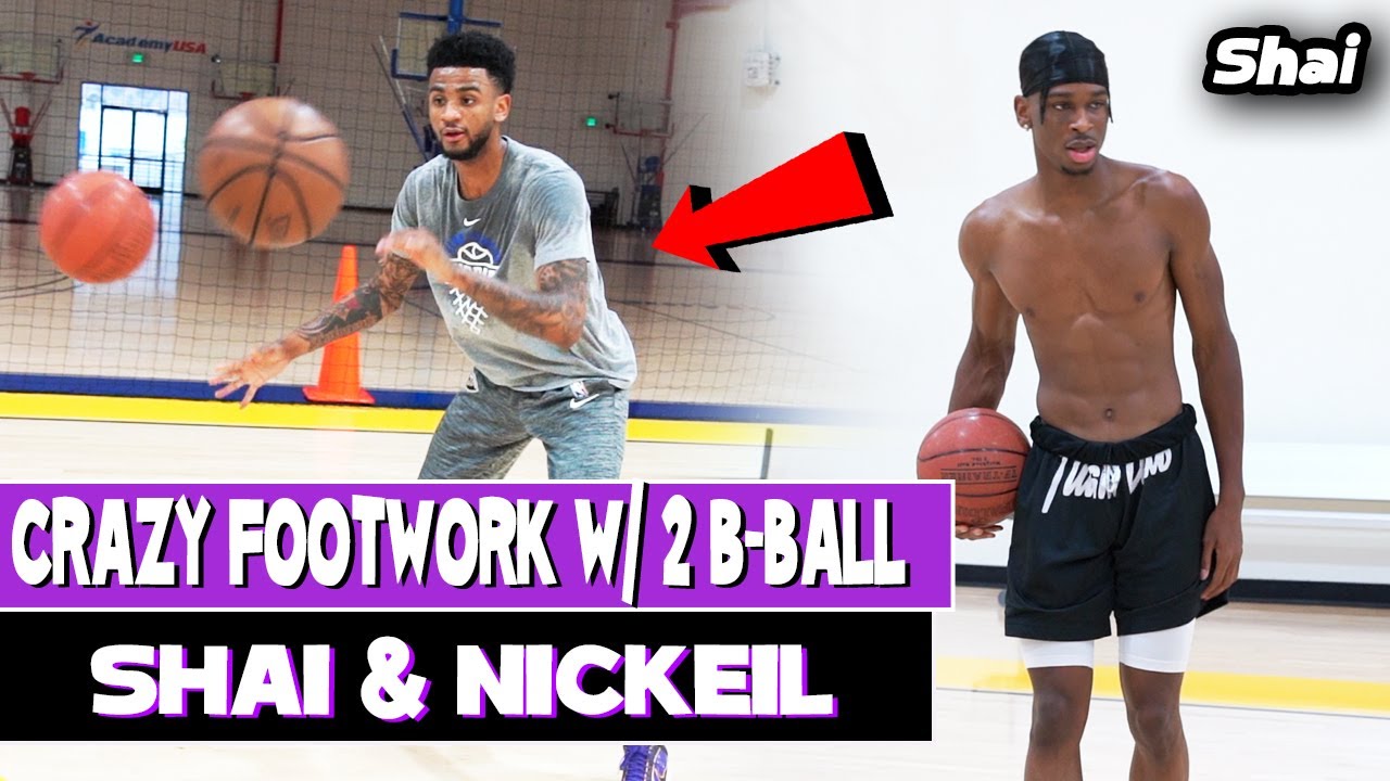 Shai Gilgeous Alexander and Nickeil Alexander *Tough* NBA footwork with ...