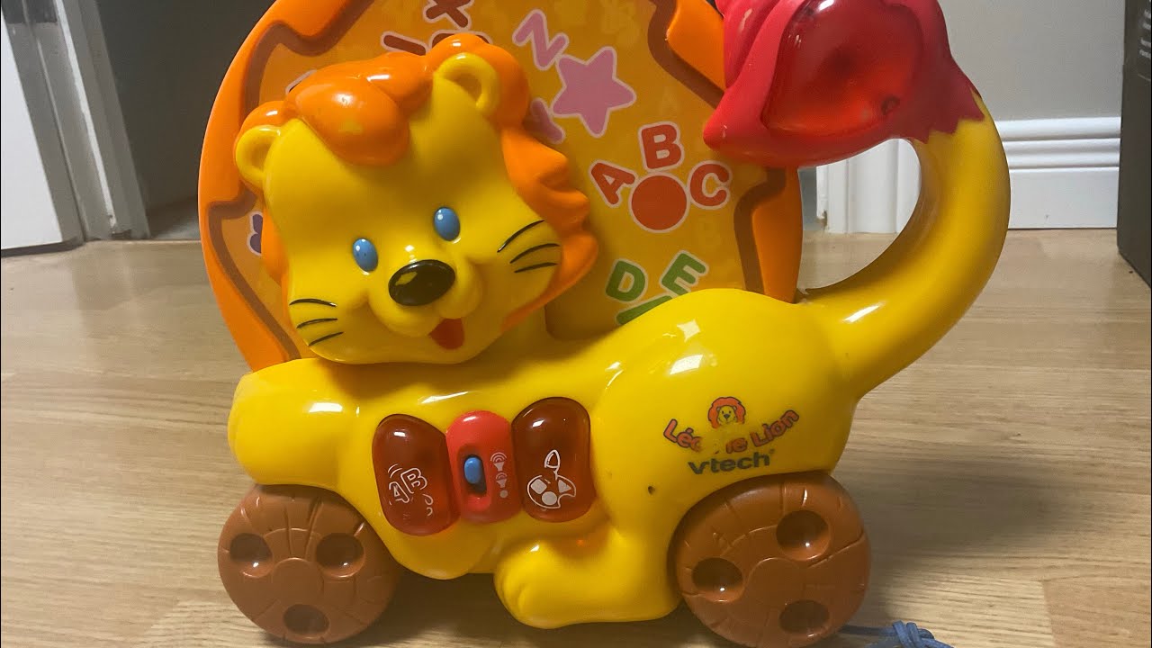 Very rare !!! Vtech lion French version - YouTube