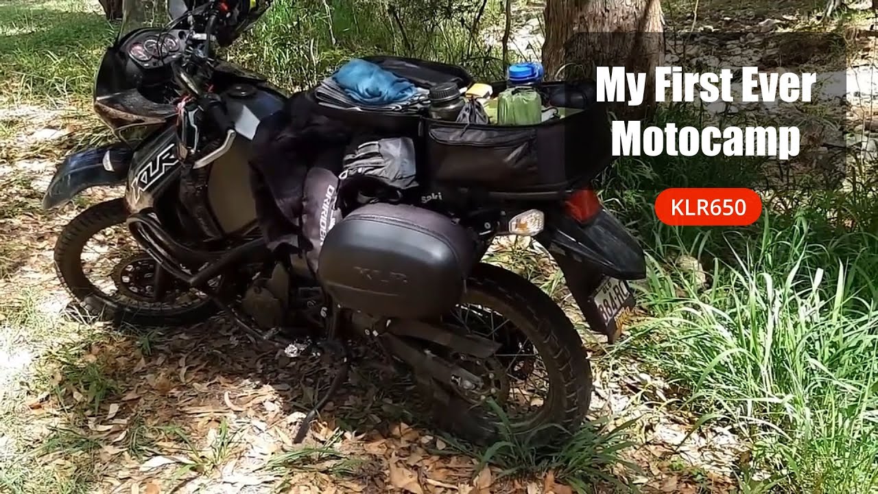 First Solo Motorbike Camping Trip On My KLR650 | Queensland Australia ...