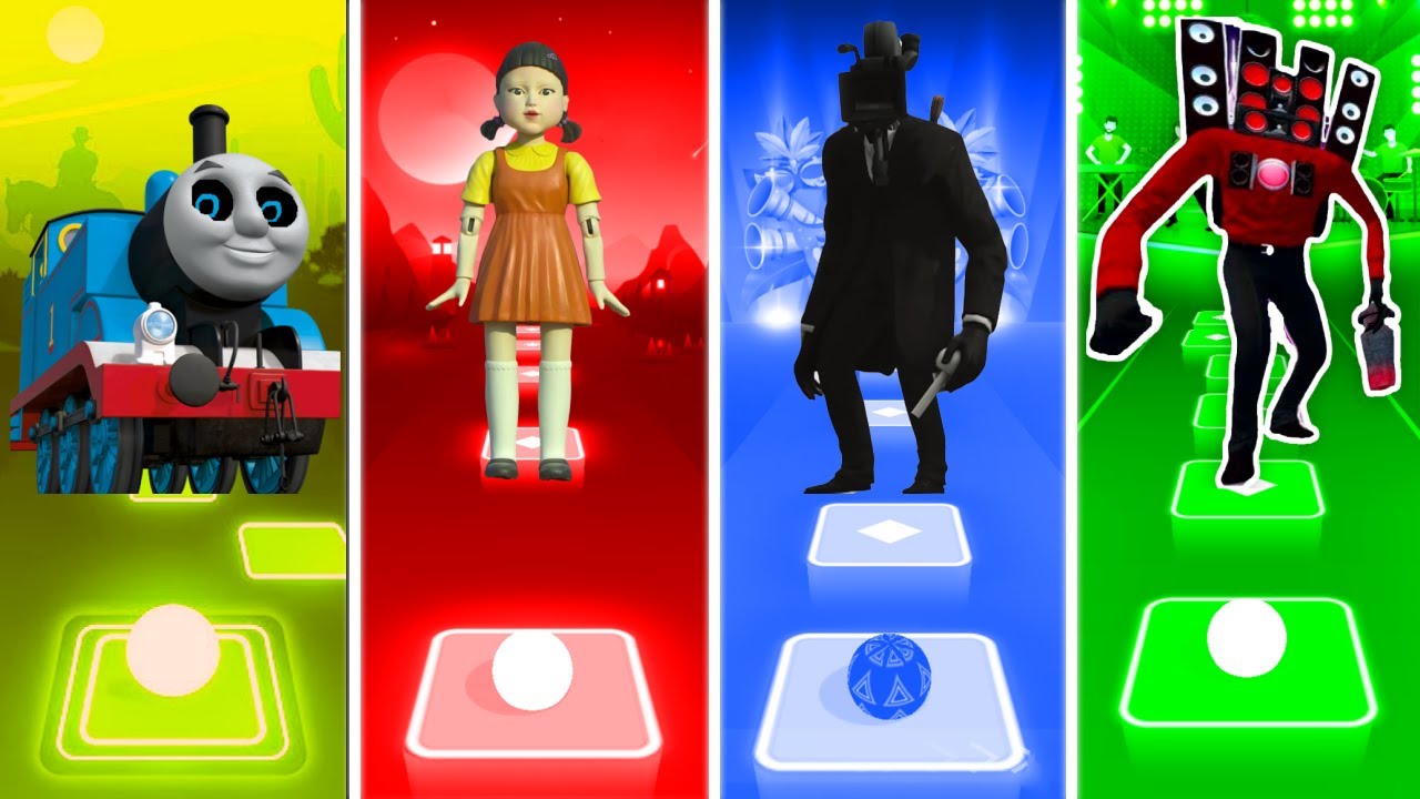 Thomas the Train Vs Squid Game Vs Large Cameraman Vs Titan Speakerman ...