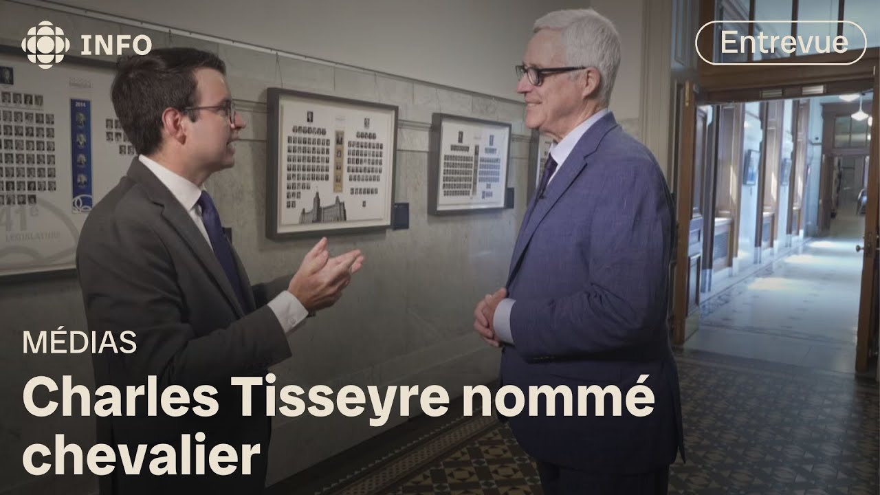 Charles Tisseyre honoré pour sa carrière - YouTube