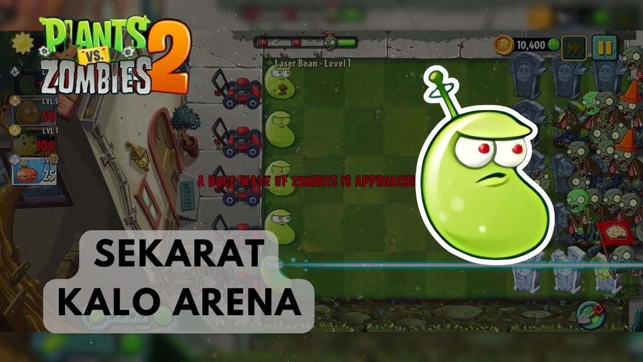 Sekarat Kalo Arena - Plant VS Zombie 2 - YouTube