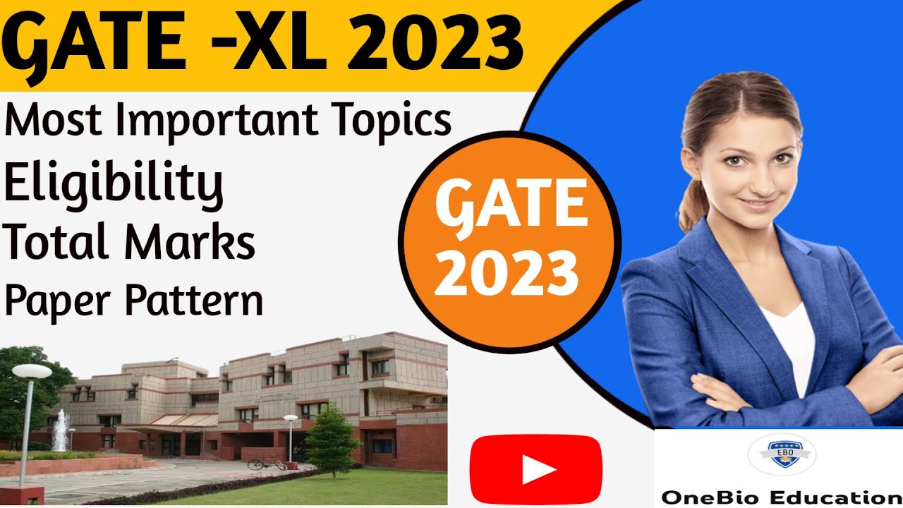 Important Topics Of GATE-XL 2023|| Final time Revision Of GATE XL ...