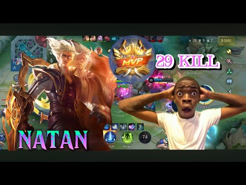 29KILL LEGENDARY BEST BUILD NATAN #mobilelegends #mlbb #mobilelegend ...