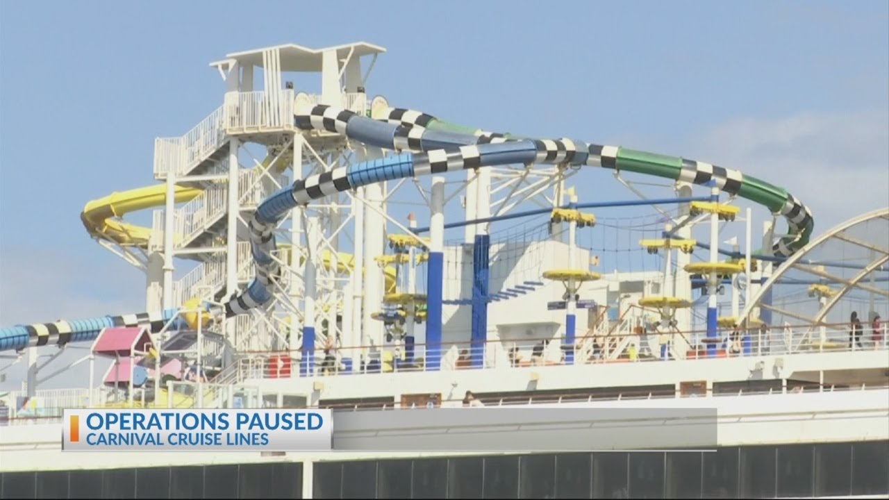 Carnival Cruise Lines operations are paused - YouTube
