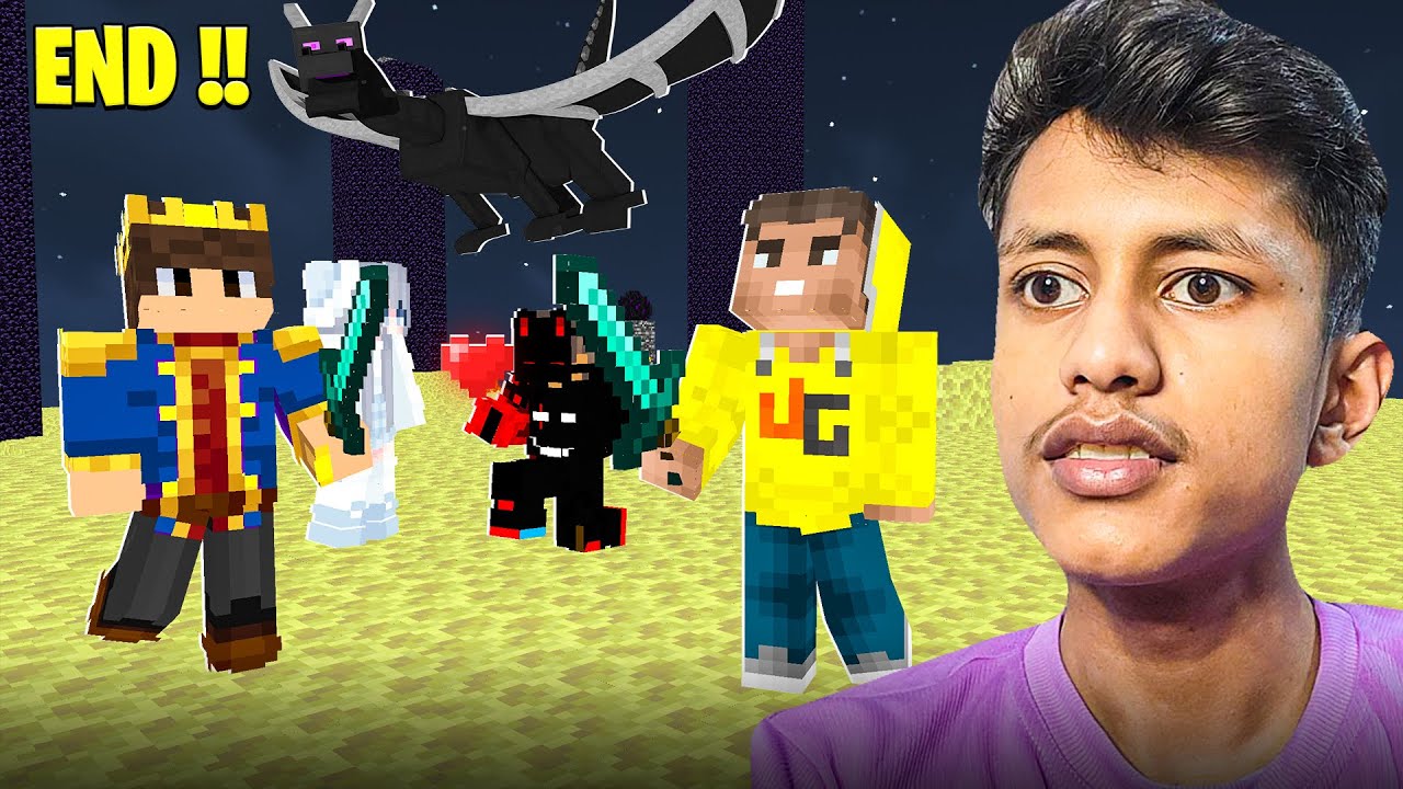 Defeating Ender Dragon With Boyz in Minecraft | DEVILGOD Boy - YouTube