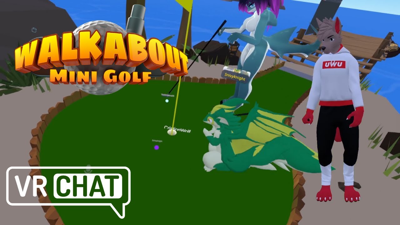 Tap It In Now Walkabout Mini Golf VRChat - YouTube