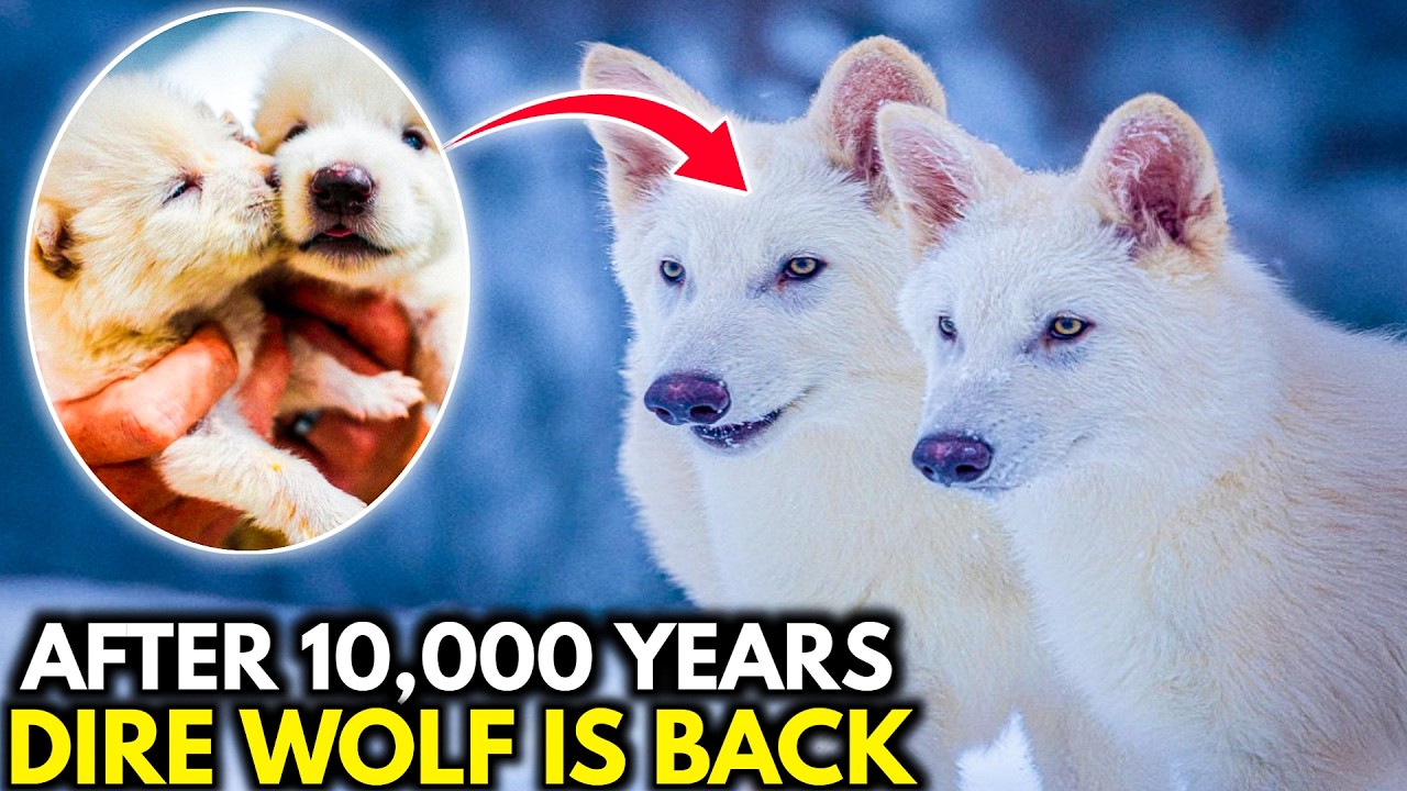 Dire Wolf Brought Back To Life Documentary | Colossal Bioscience ...