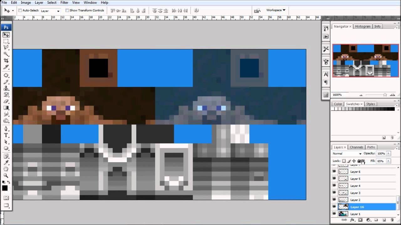 Make an Astronaut Minecraft Skin -- Part 4 - YouTube