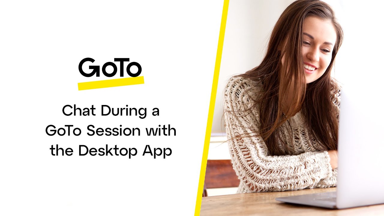 Chat During a Session with the GoTo Desktop App - YouTube