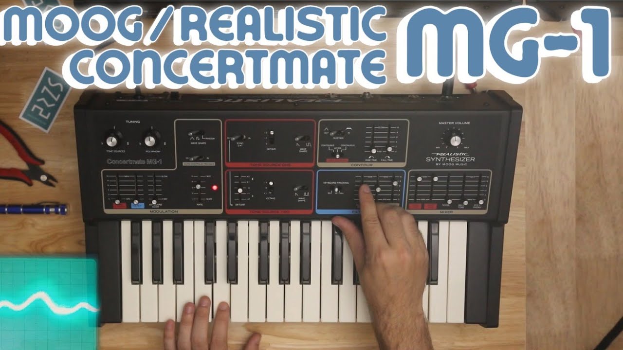The MG-1 // An Actually Affordable Vintage Moog // Demo & Walkthrough ...