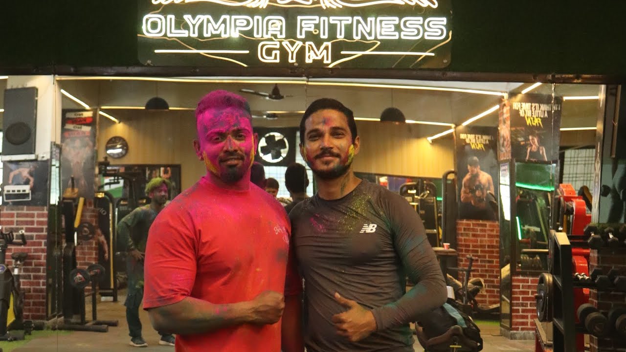 We Celebrated Holi at the Gym - YouTube