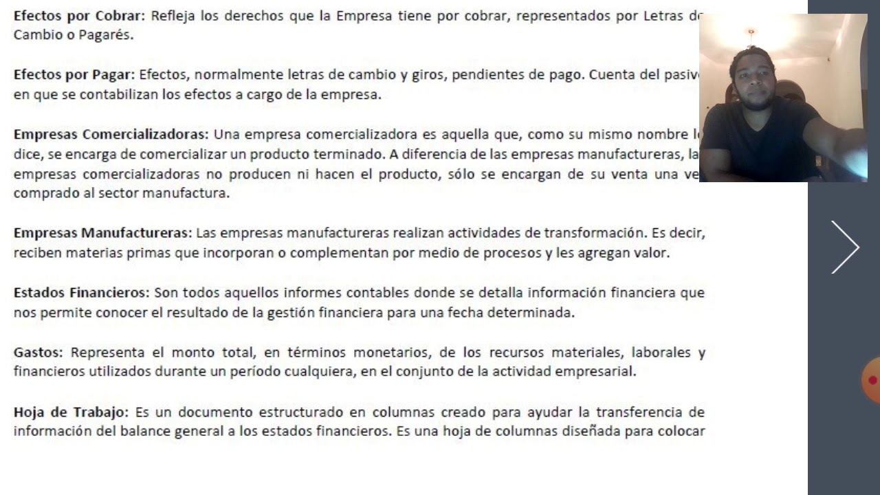 Glosario de Términos Contables - YouTube