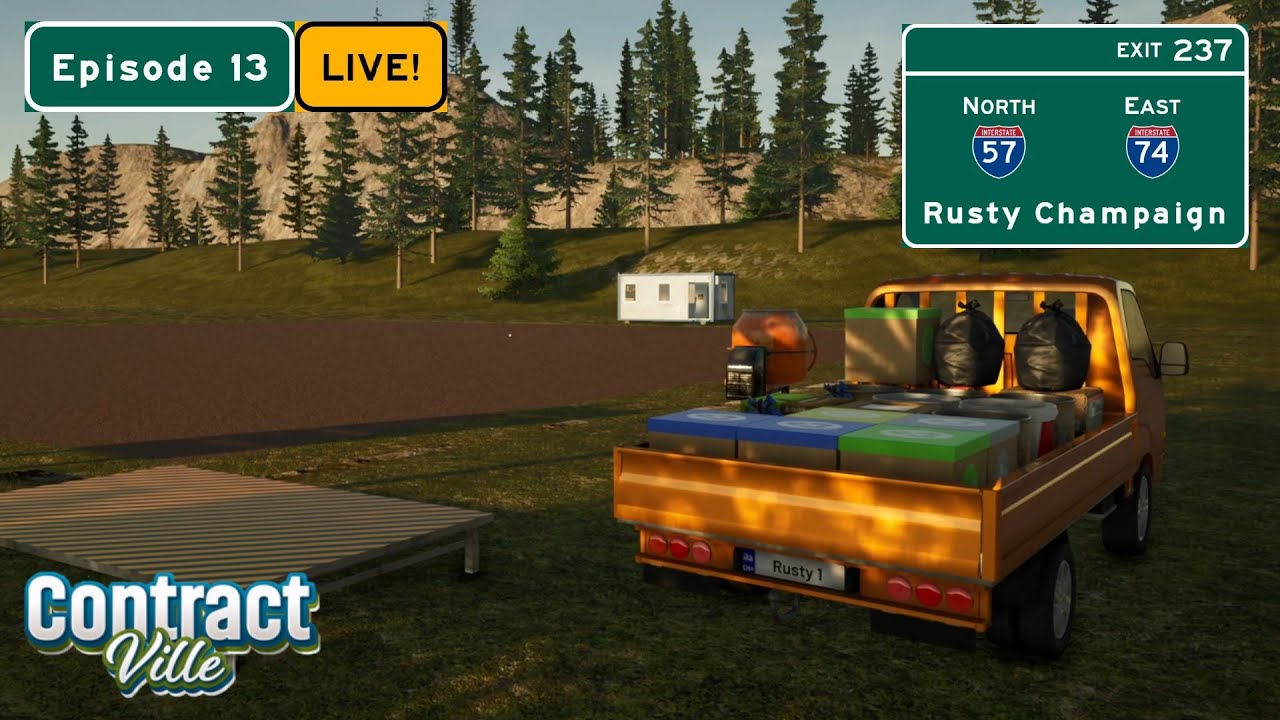 ContractVille Live! - The Two-Story House Build Mission! PART 1 Episode ...