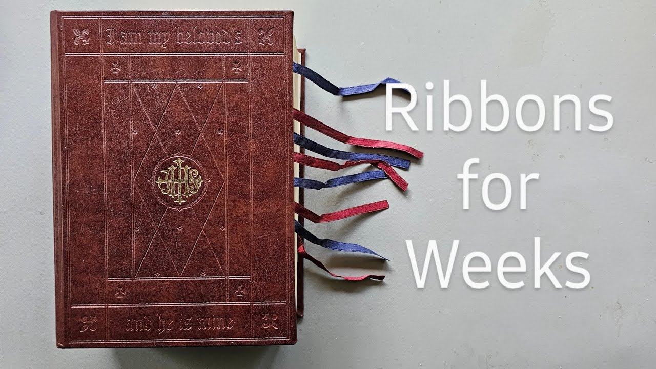 Using the St Bernard Breviary and its Ribbons - YouTube