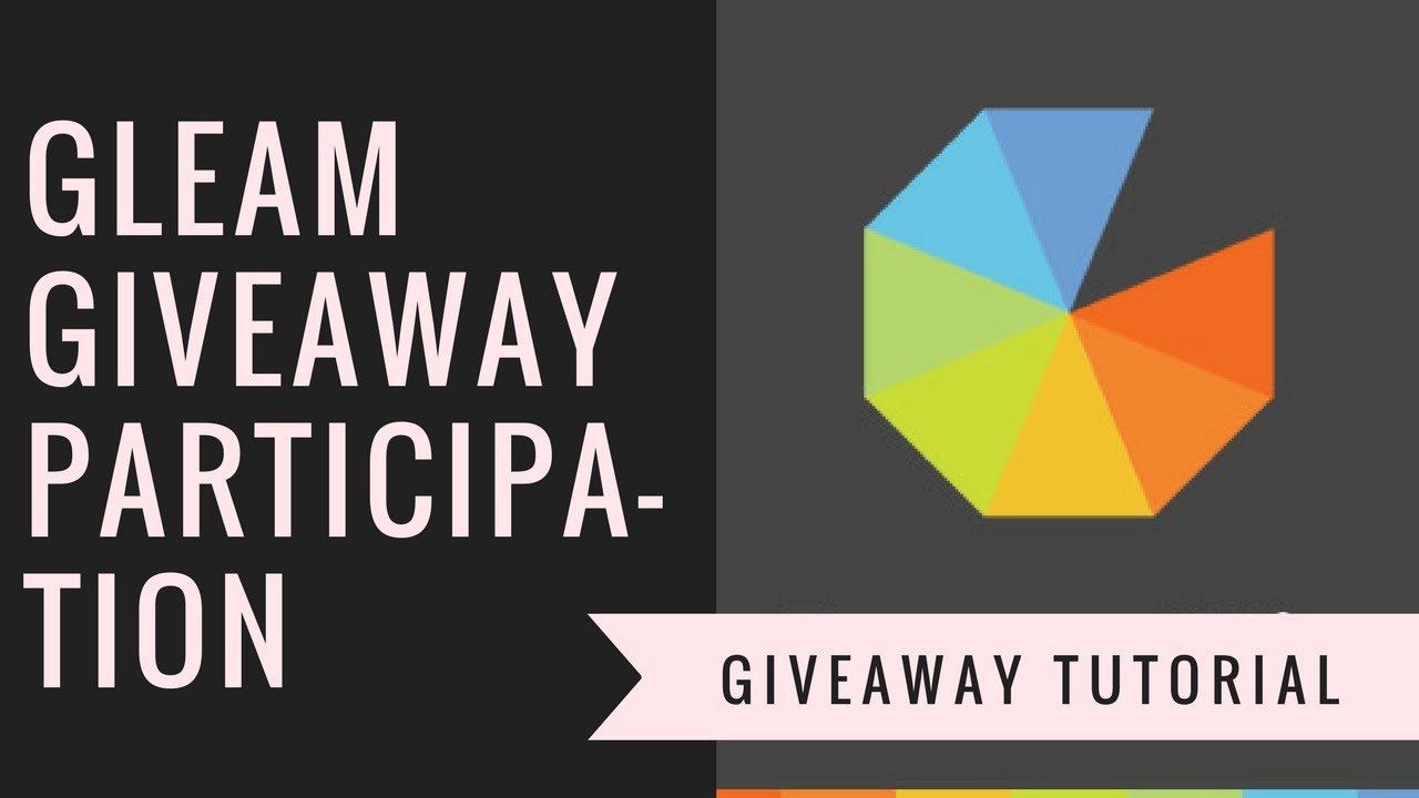 How to participate in a Gleam powered Giveaway - YouTube