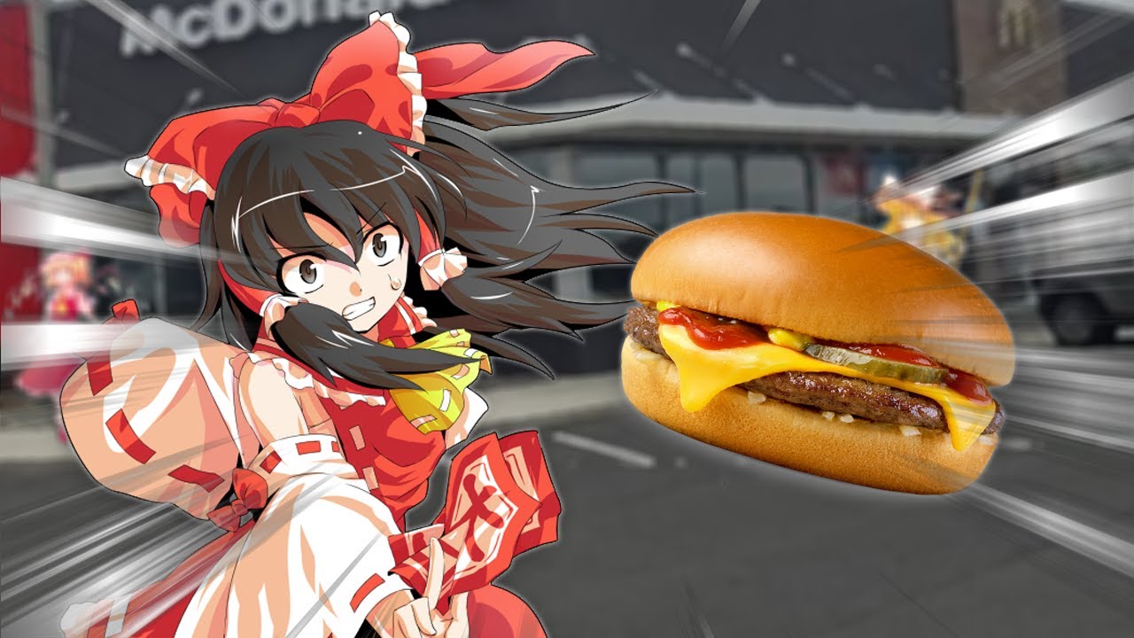 Reimu Gets a Burger {Touhou} - YouTube