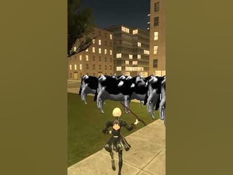 When 2B found the Polish Cow Nextbots Gmod - YouTube