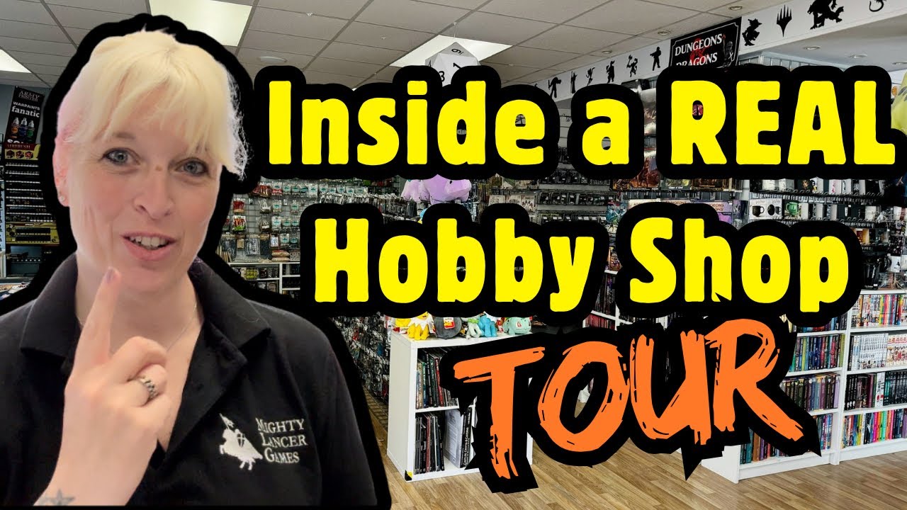 Inside Mighty Lancer Games | Full Hobby Shop Tour – Miniatures, Paints ...