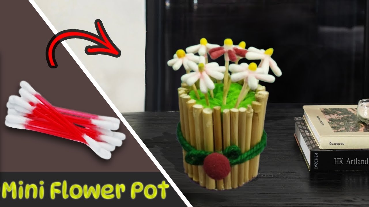 How to make Mini Flower Pot 🪴 #flowerpot #flowermaking #decorationideas ...