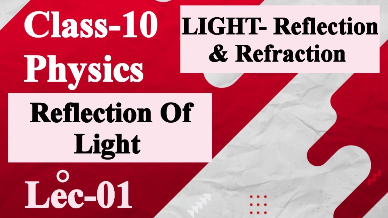 LIGHT- Reflection & Refraction || Class-10th Physics || Lec-01 ...