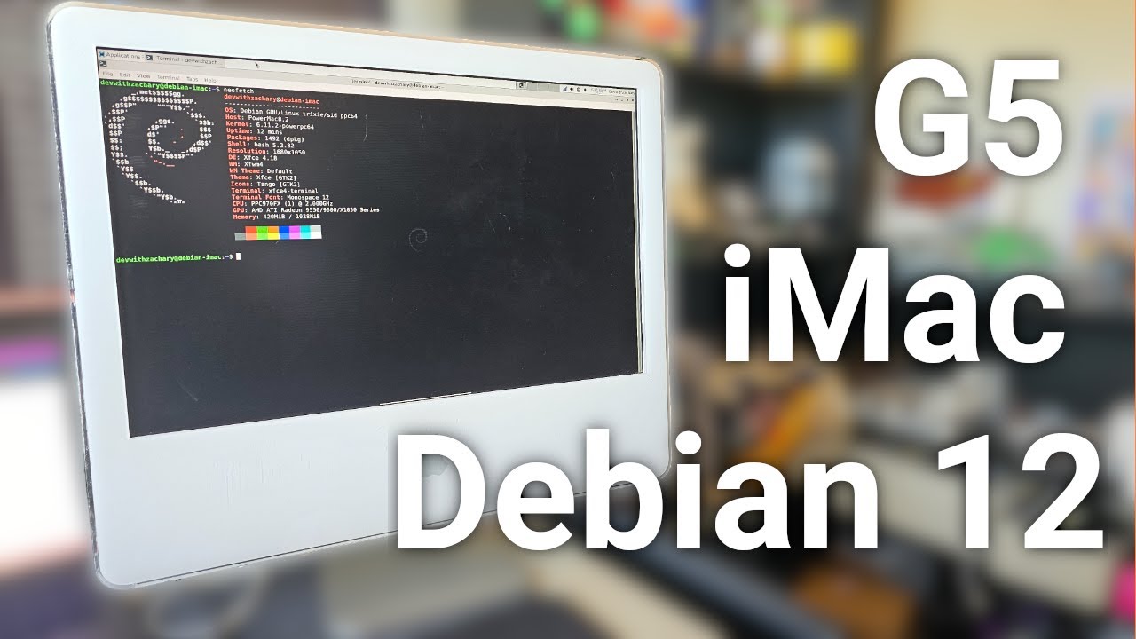 Modern Linux on the G5 iMac Part 2 - Thermal Sensors and CD Drives - Debian Linux on PowerPC ...