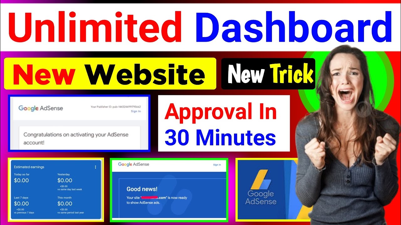 Adsense Active Dashboard New Website| How To activate google adsense on ...