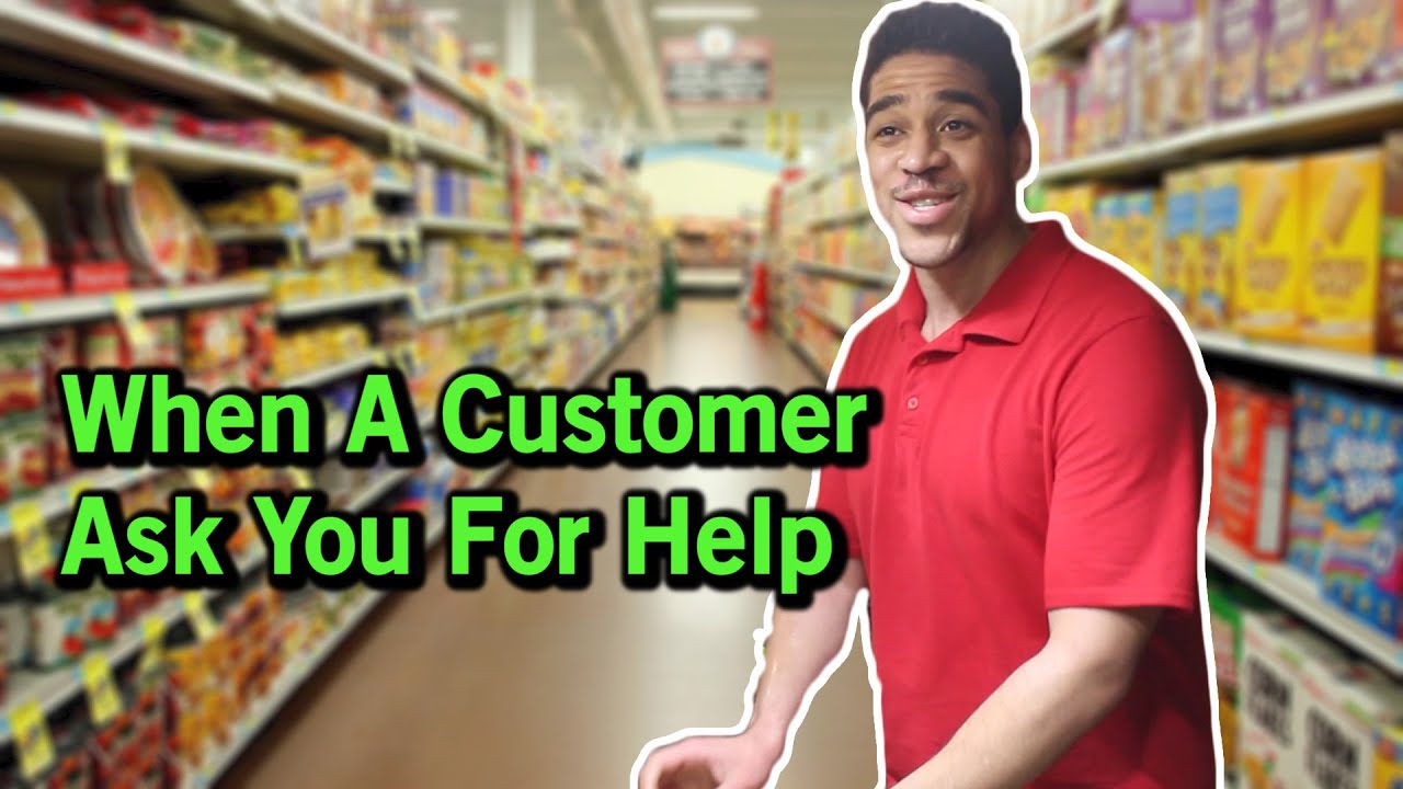 When A Customer Ask You For Help | Working In Retail Be Like - YouTube