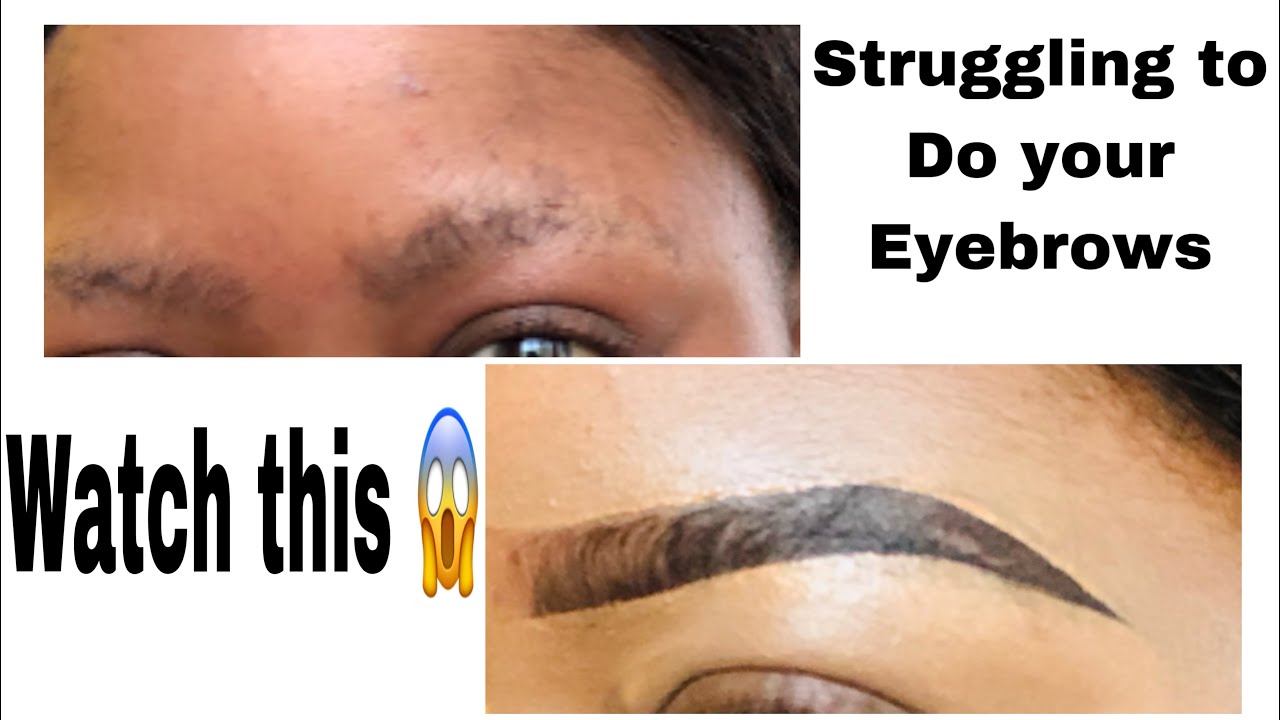 Updated eyebrows routine | South Africa - YouTube