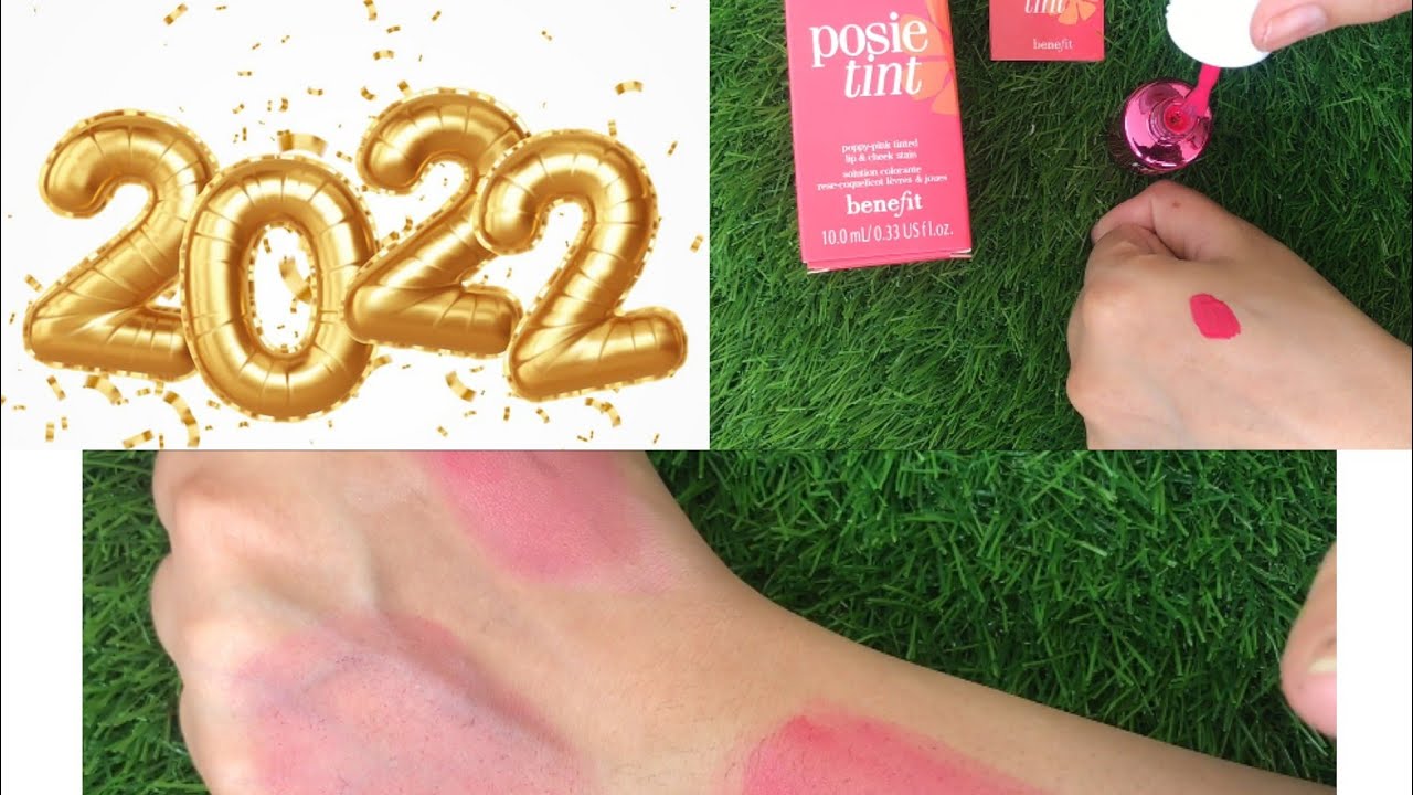 posie tint by benefit | posie tint swatch @atherjaveria - YouTube