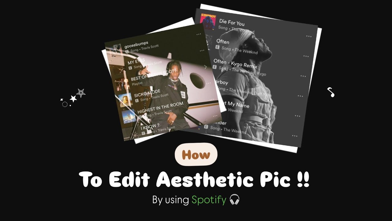How To Edit Aesthetic Pic Using Playlist | Tutorial | By ...