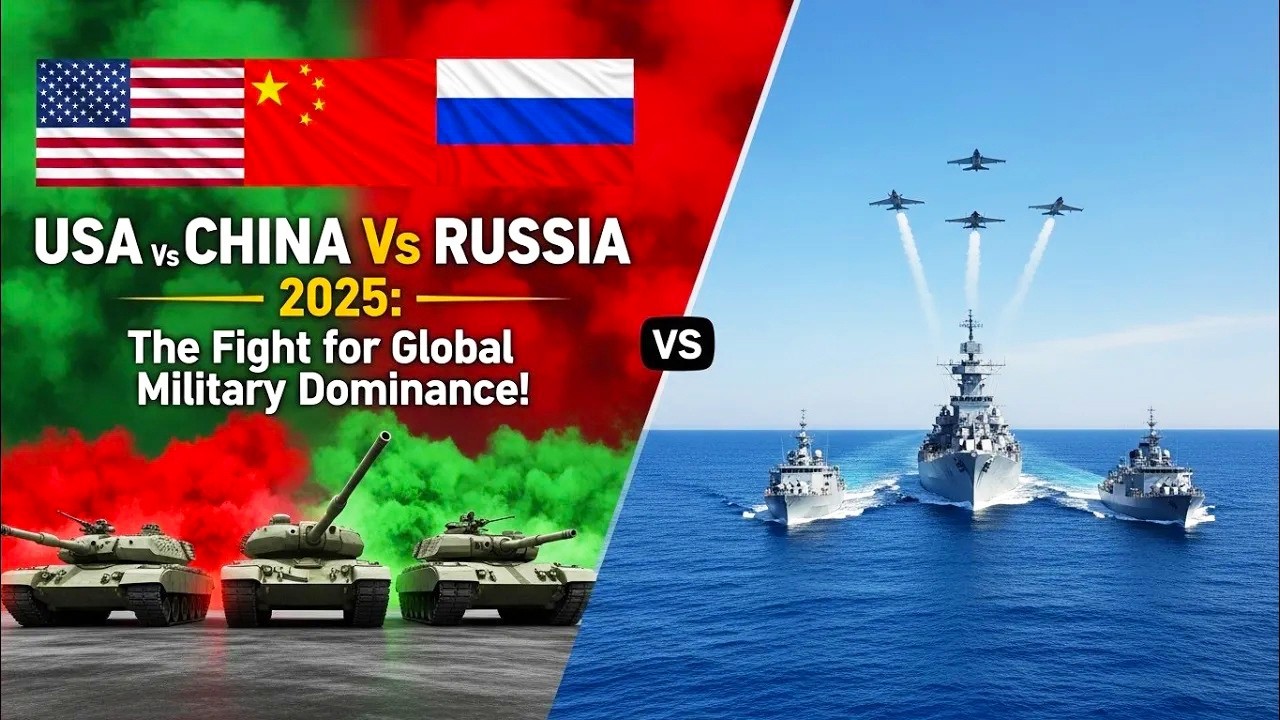USA Vs CHINA Vs RUSSIA 2025: The Fight for Global Military Dominance ...