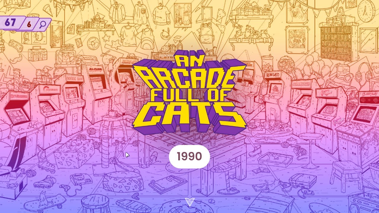 An Arcade Full of Cats • 1990 • HD Gameplay - YouTube
