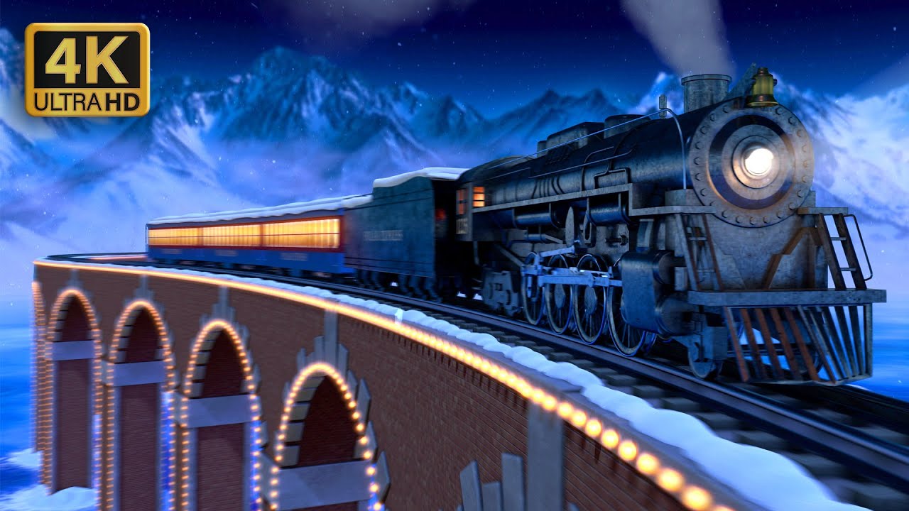 Polar Express - Looping Christmas Train Ambience - YouTube