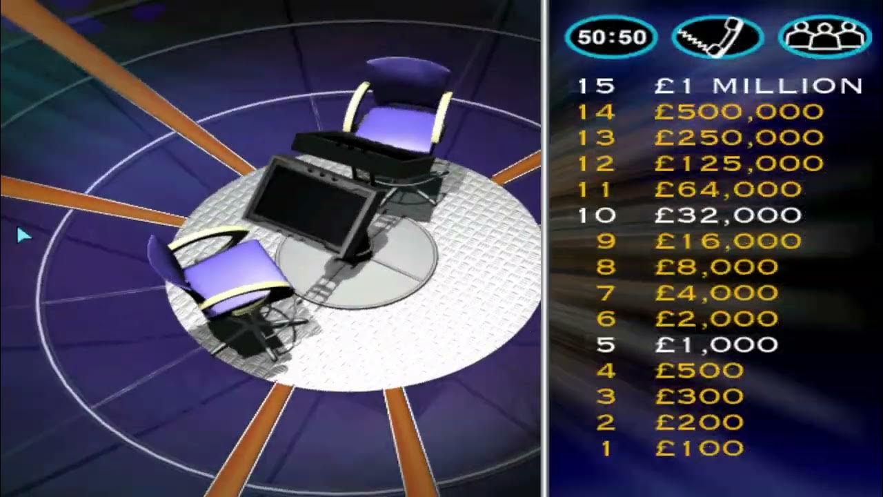 Who wants to be a millionaire first edition PC game 1 - YouTube