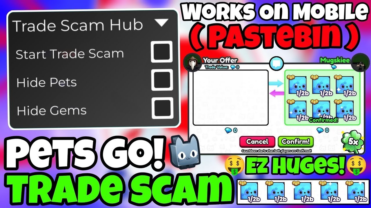 🔥OP🔥 Pets Go Trade Scam Script *FREE* Working 🍀 10x Luck Event Update ...