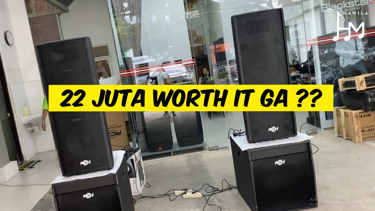 BARU INI !🔥 Speaker AKTIF 2x15 in RCH 💦 Budget 1 SET BELUM SAMPEK 20 ...